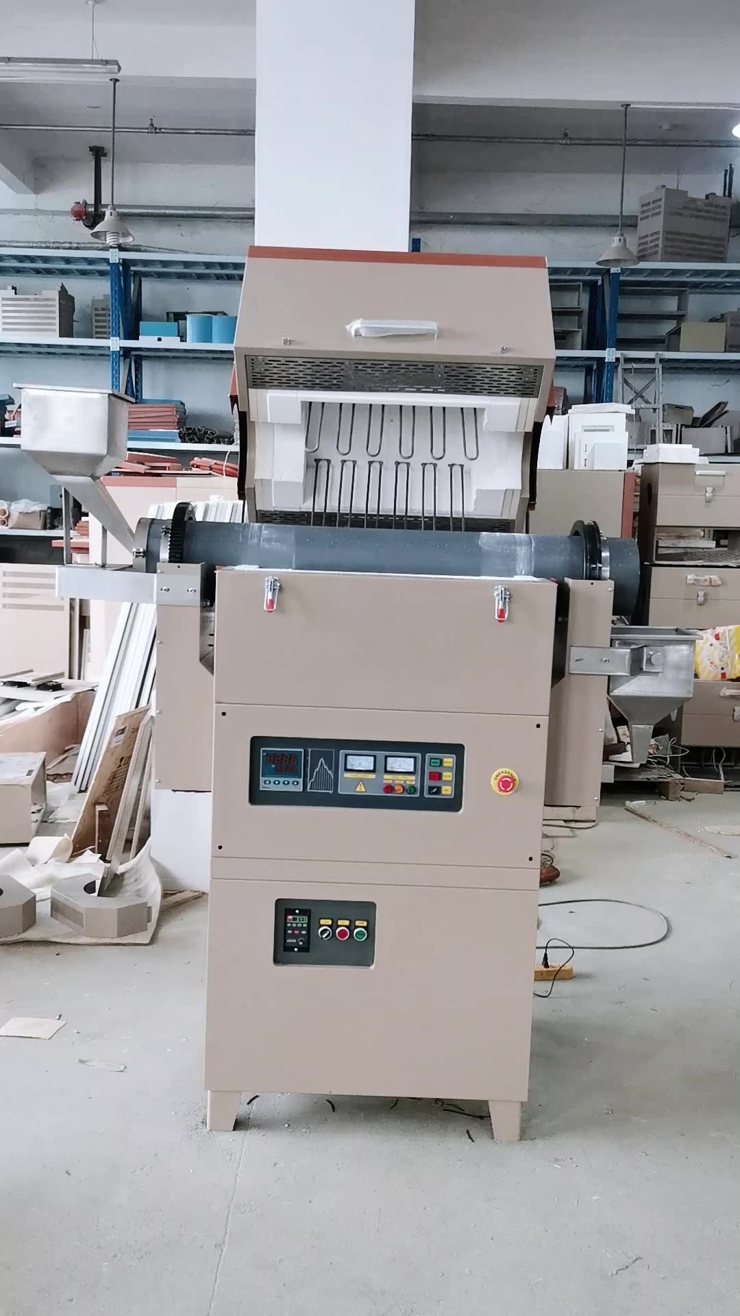 High Temperature Laboratory Rotary Kiln Tilting Rotating Sintering Tube ...