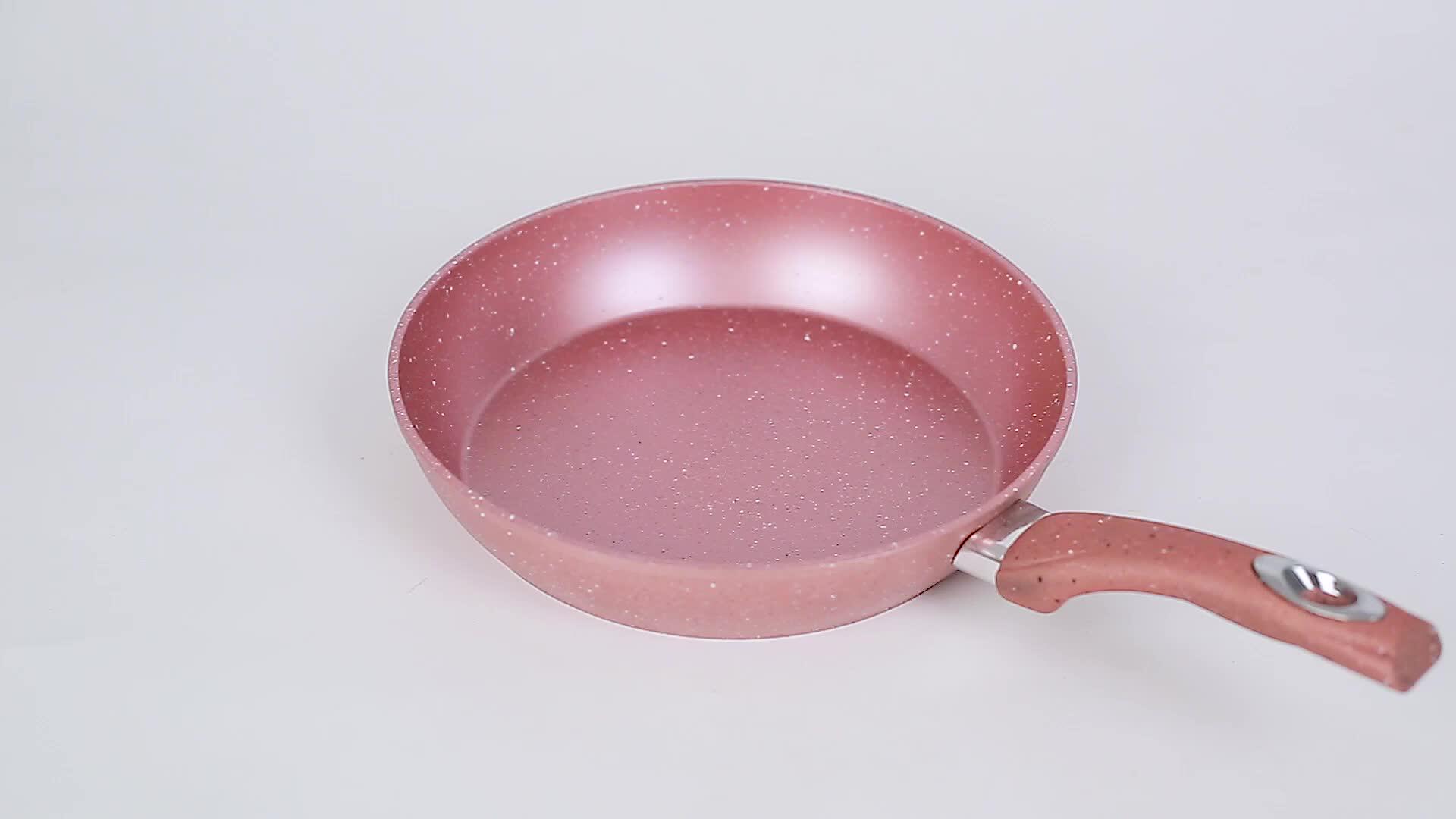 Custom Aluminum Marble Coating Cookware Sets Nonstick Fry Pan - Buy Fry ...