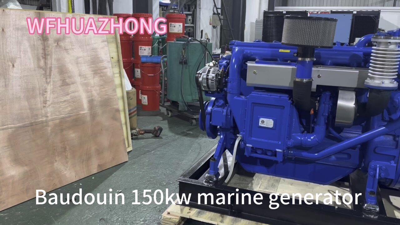 Water Cooled Marine Diesel Generators Marine Use Generator Powered By ...