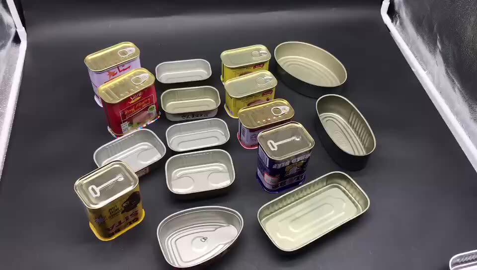 Square Tin Can Luncheon Meat Can For Beef Chicken Pork Packing - Buy ...