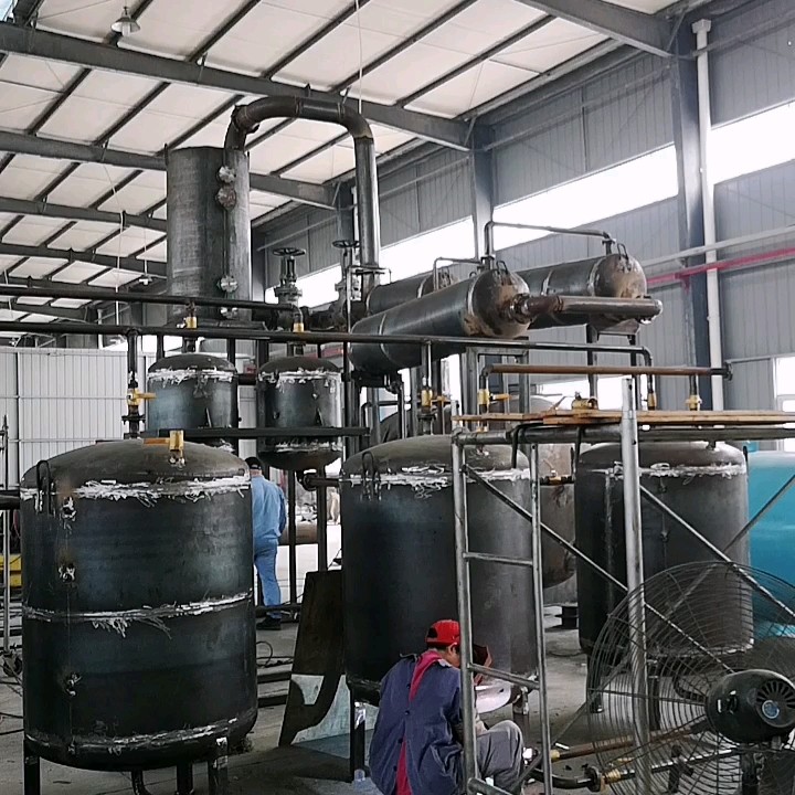 Base Oil Production Unit Waste Used Lube Oil Recycling Vacuum ...