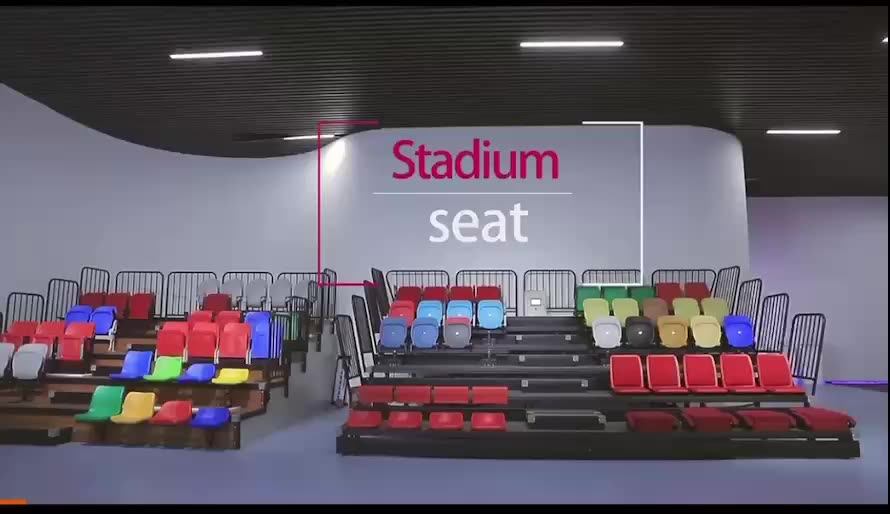 Outdoor Telescopic Grandstand Football Field Stadium Seat Fixed ...