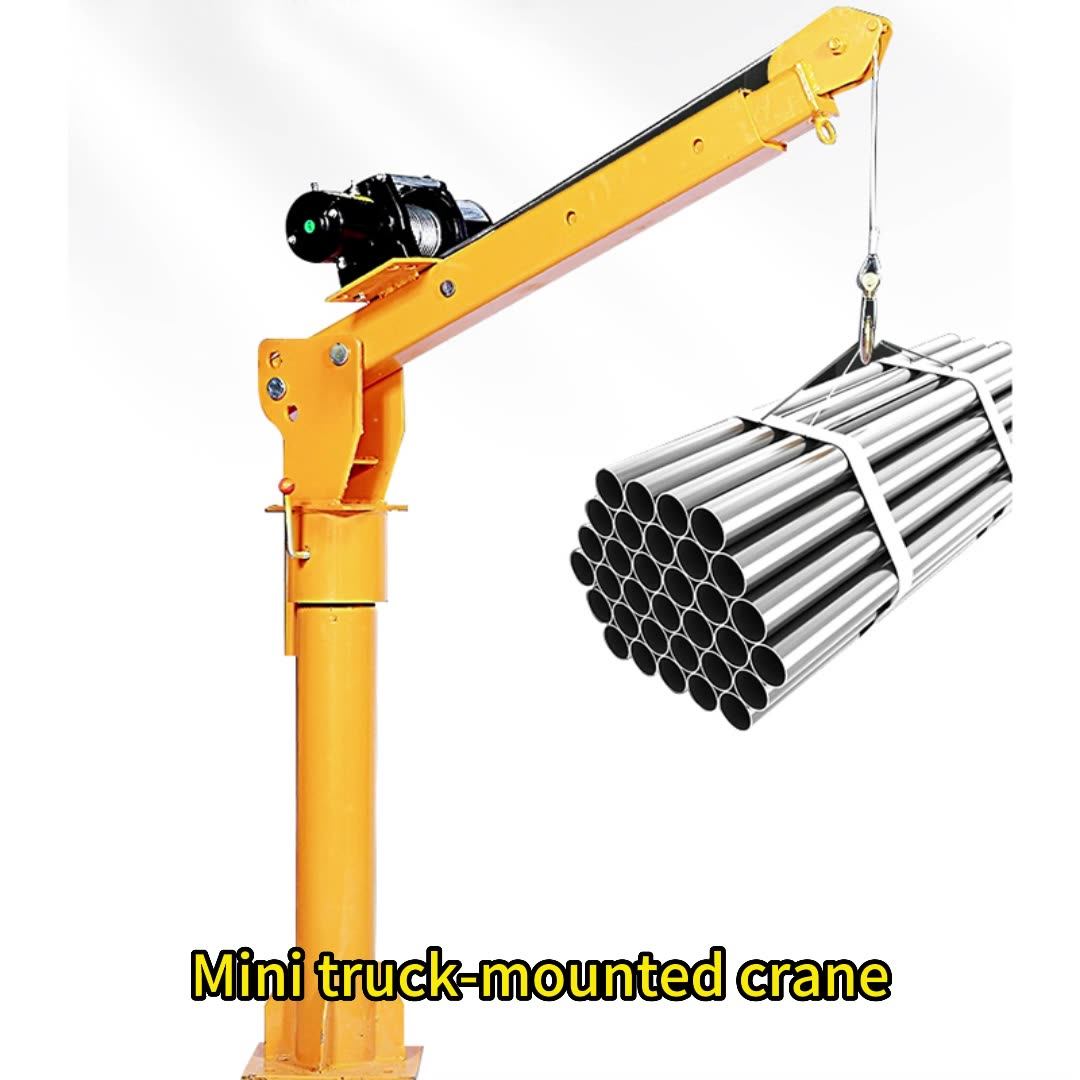 100kg 300kg 500kg Lifting Arm Crane Portable Small Pickup Truck Mounted ...