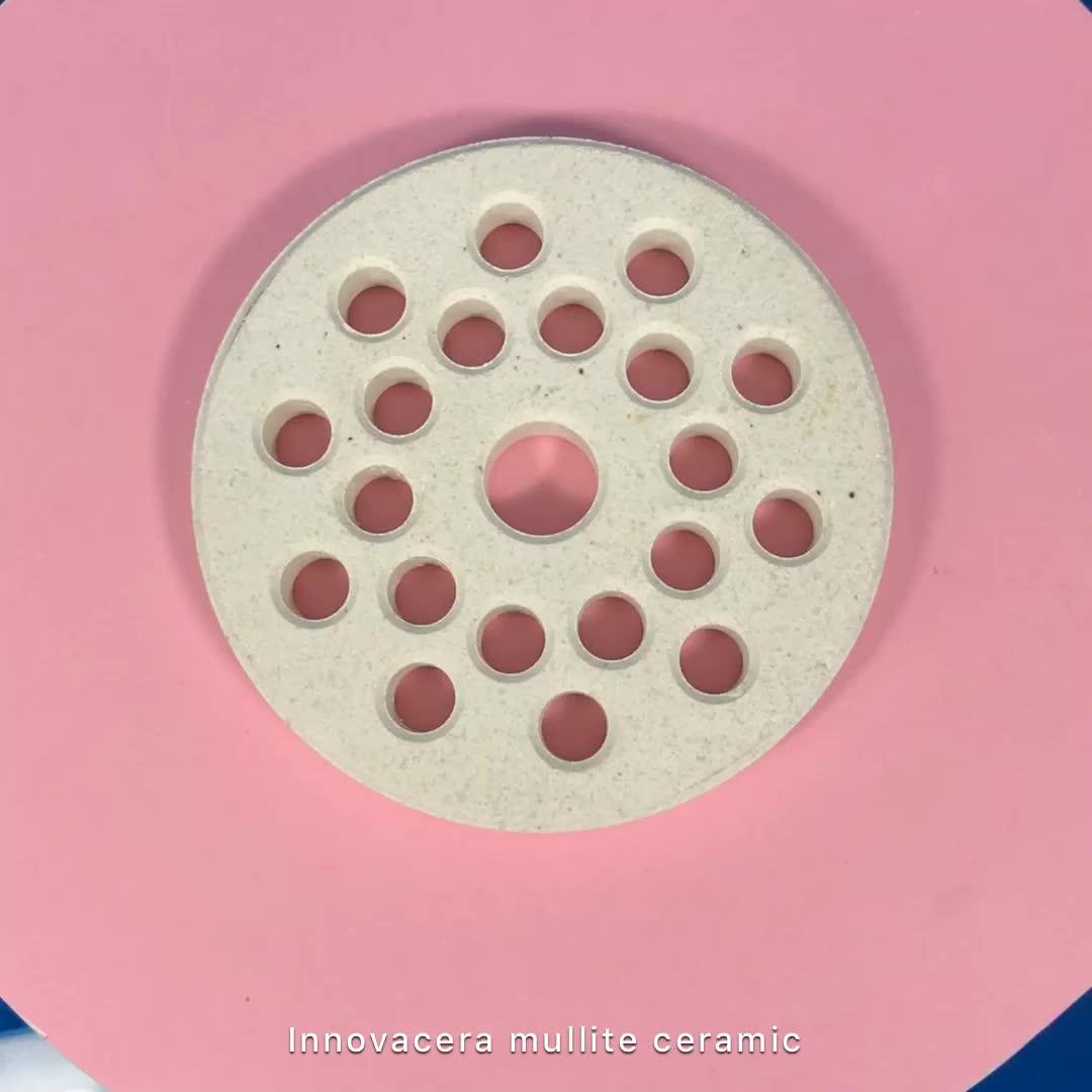 Innovacera Mullite Ceramic Tubes For Thermocouple Furnace Muffle Tubes ...