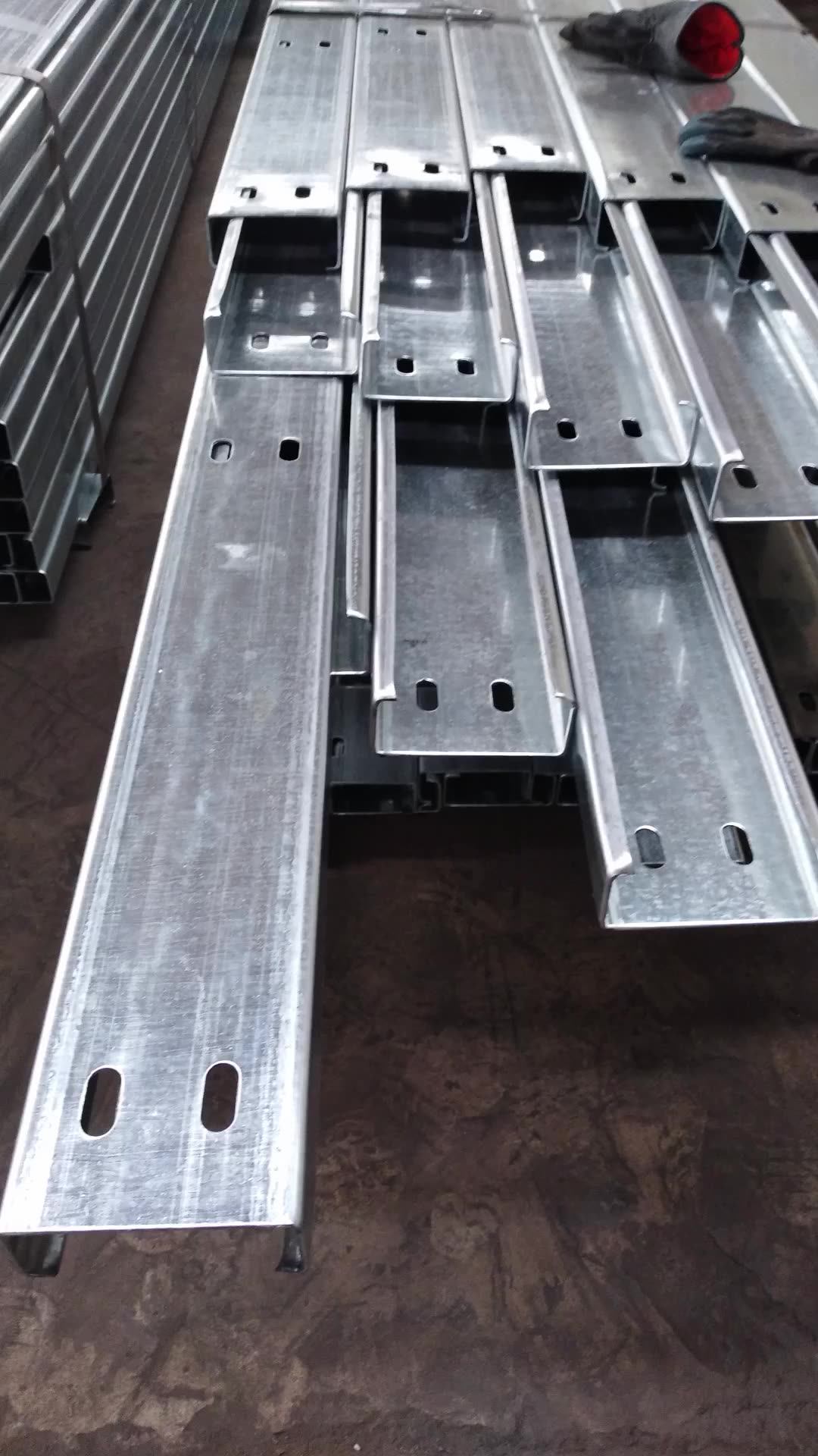 Cold Formed Structural Perforated Slotted S235jr Zinc Coating Astm A36 ...