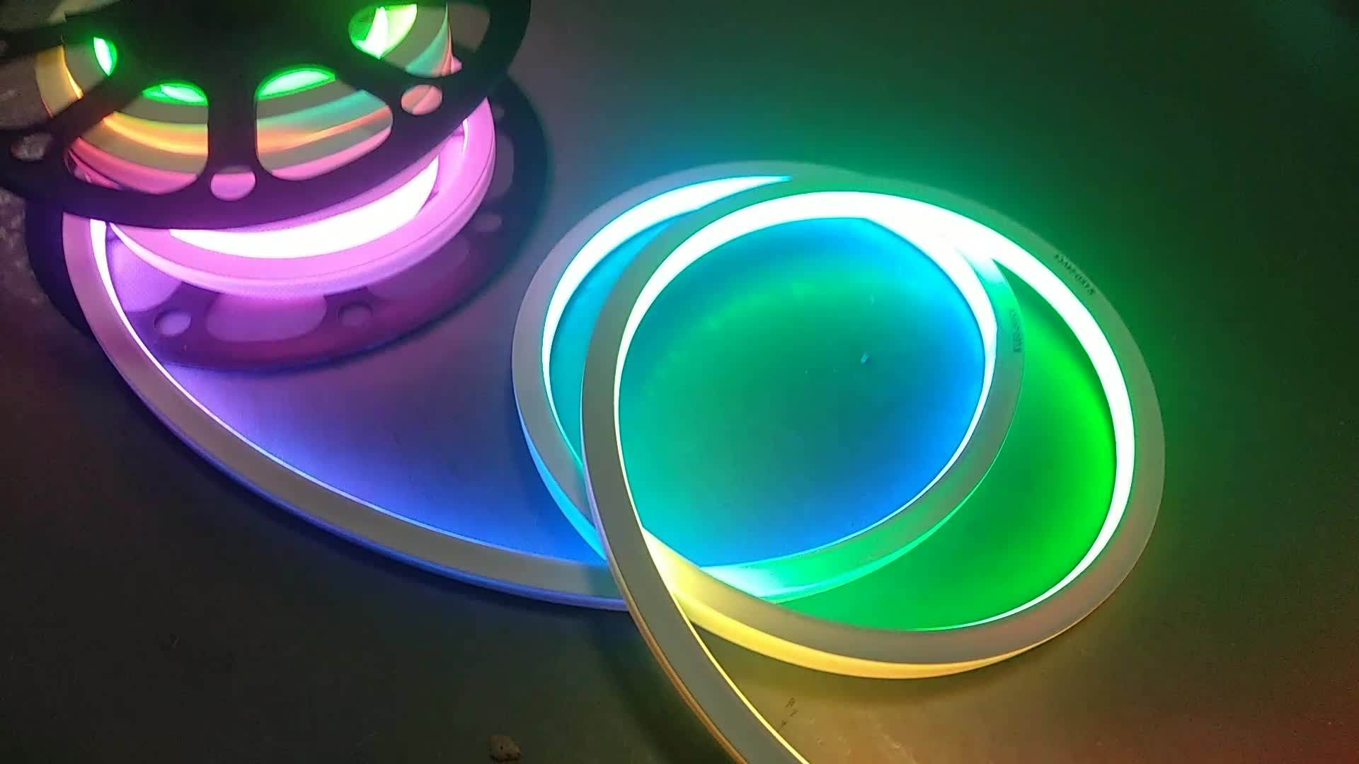 Dream Color Square Led Neonflex Rgb Top View Chasing Rgb Led Neon Flex ...