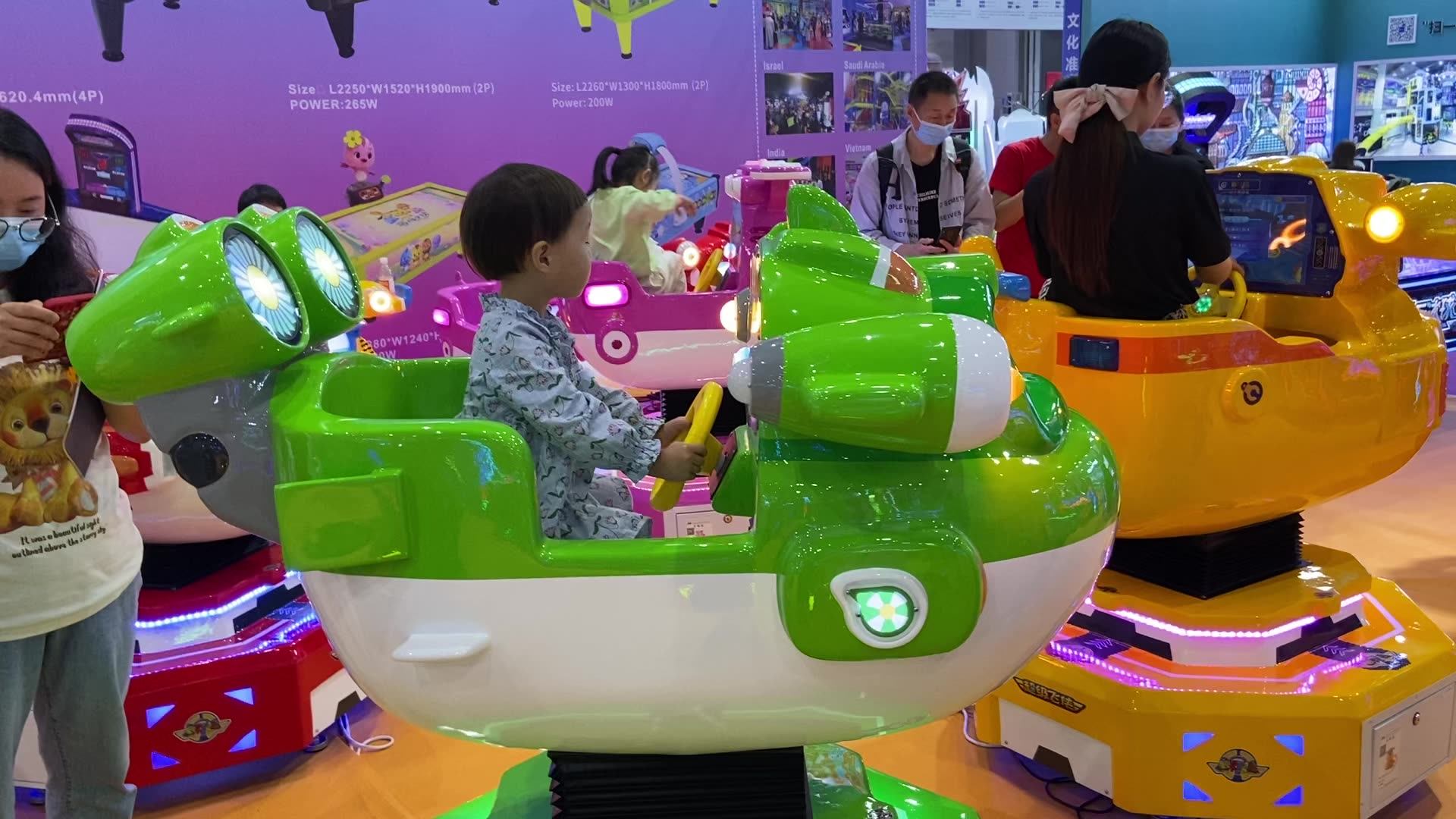 Ifunpark Super Wings Kiddie Ride Rotating Machine Indoor Game Center ...