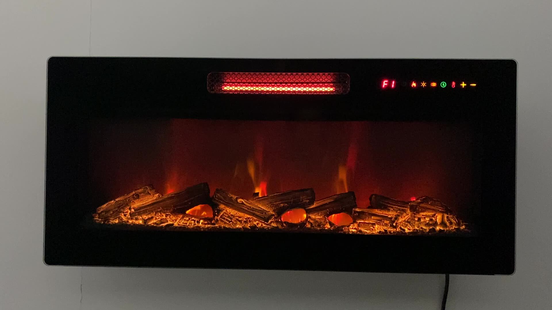 Fire Place 1500w 120v Heater Insert Decor Flame 48 Inch Electric ...