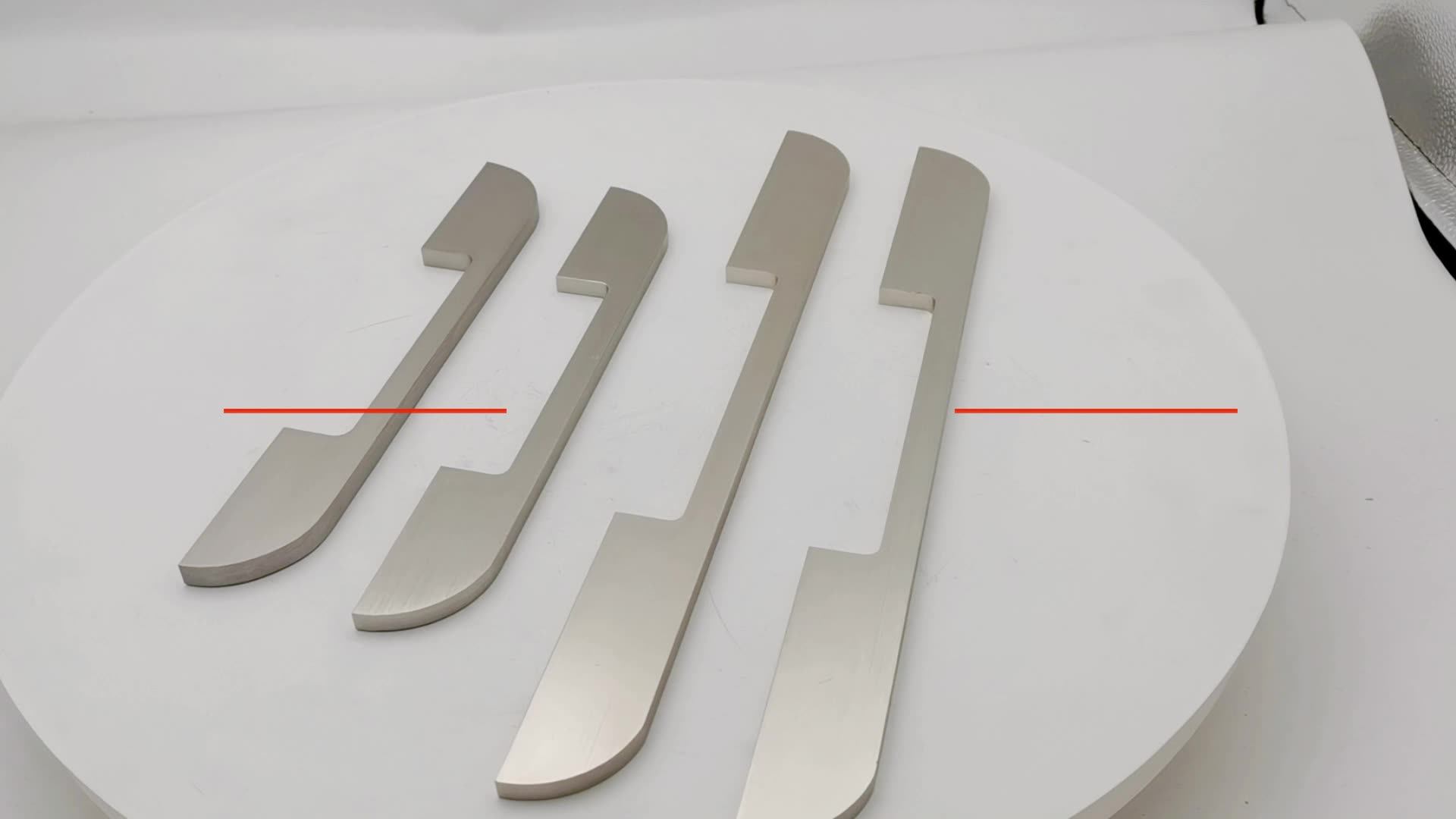 Aluminium Kitchen Cabinet Integrated Handles Aluminum Profile Furniture ...