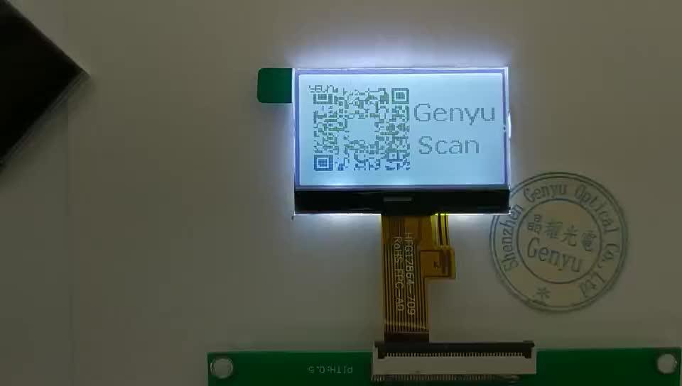 1.45inch 128x64 Graphic Lcd 128x64 Lcd Display 14pin Socket Fpc Uc1701x ...