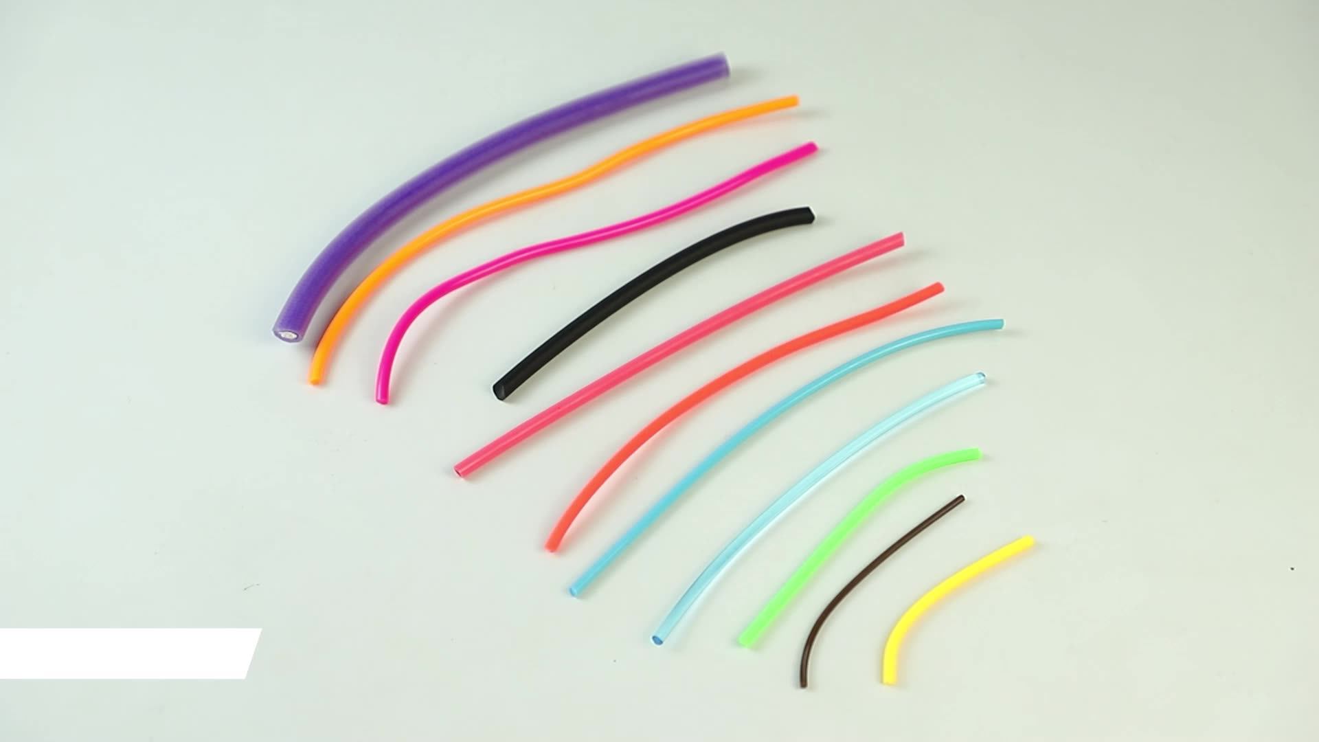 Different Dimension Flexible Colored Pvc Cords Customizable Plastic ...