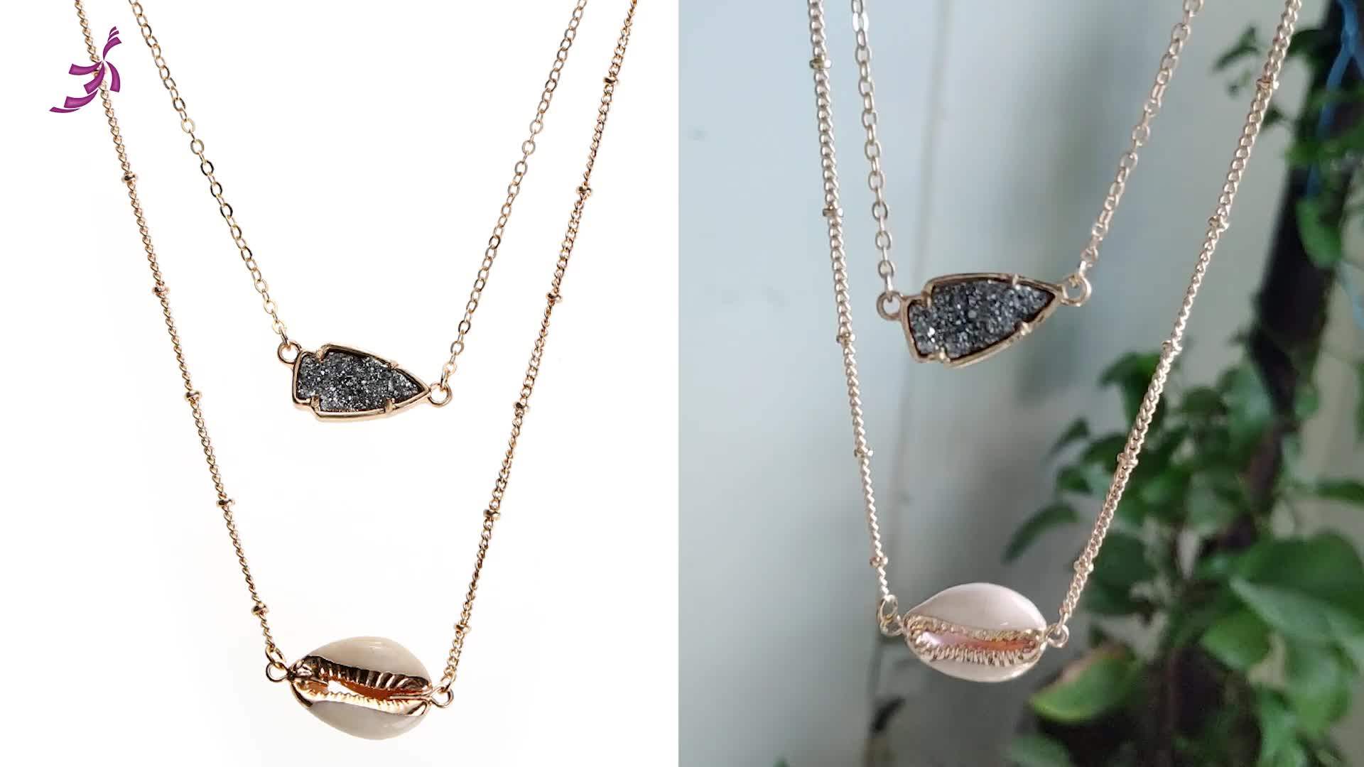 Shell Choker Necklace Seashell Pearls Necklace - Buy Shell Choker ...