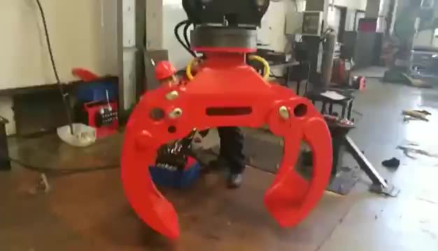 Hot Sale Mini Excavator Attachment Hydraulic Log Grapple Bucket ...