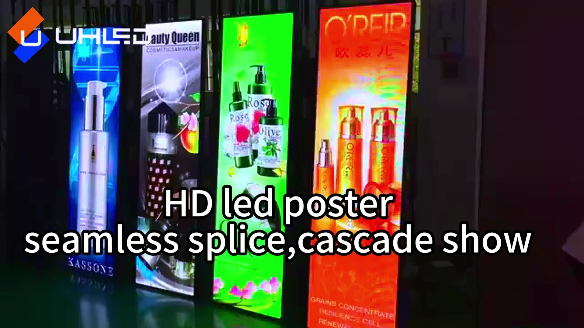 Indoor Uhled Movable Led Poster Screen P2.5 4g Wifi Wireless Full Color ...