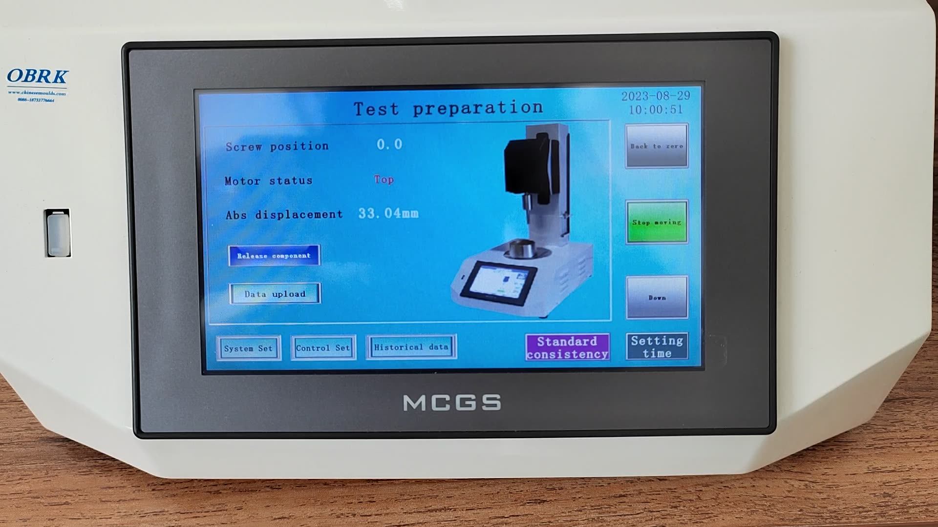 Cement Consistency Setting Time Penetration Tester Vicat Needle ...