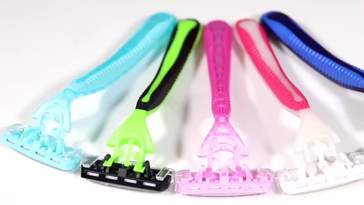 China Razor Factory 3 Blades Sweden Stainless Steel Blade Shaving Razor ...