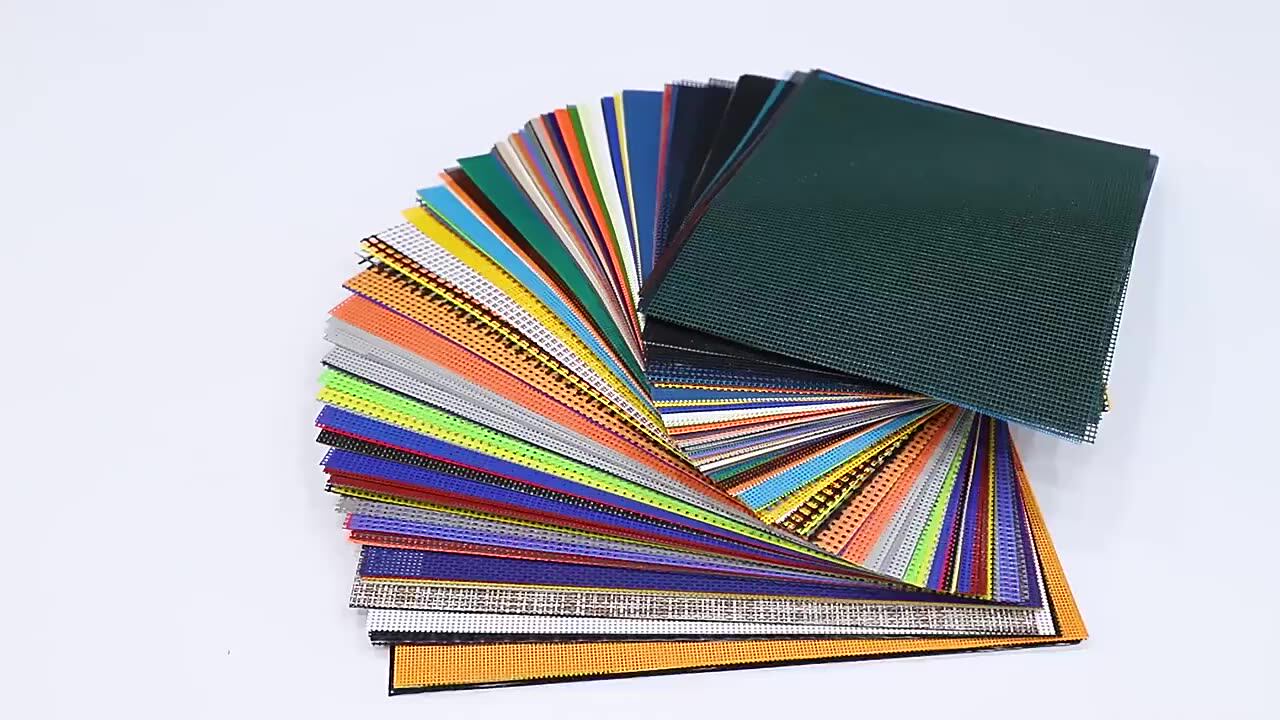 Pvc Teslin Mesh Fabric For Outdoor Furniture Or Swimming Pool Shade Net ...