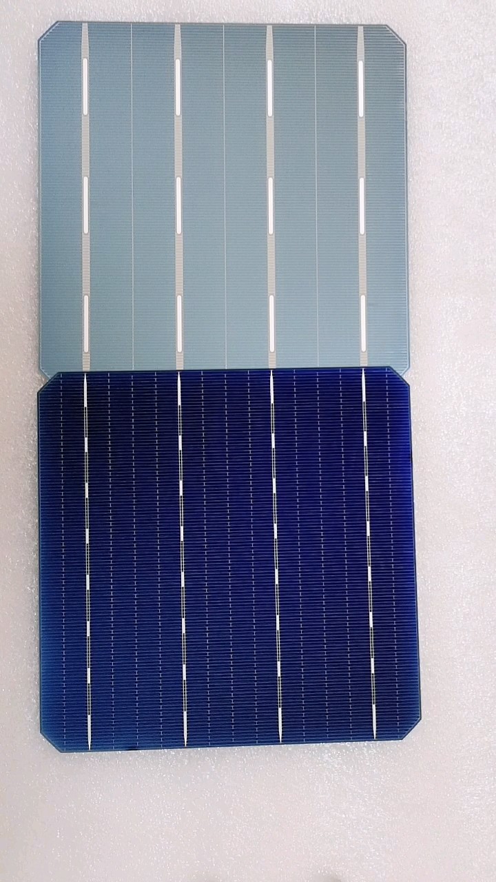 Mono Photovoltaic Silicon Solar Cell 21% - 21.8% 3bb 4bb 5bb Silicon ...