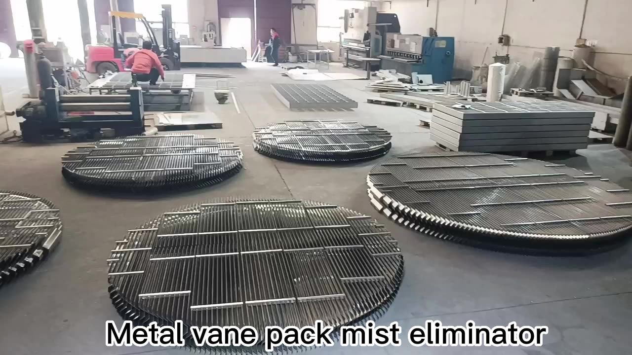 Factory Customized Ss304 316l Metal Vane Pack Demister Mist Eliminator ...
