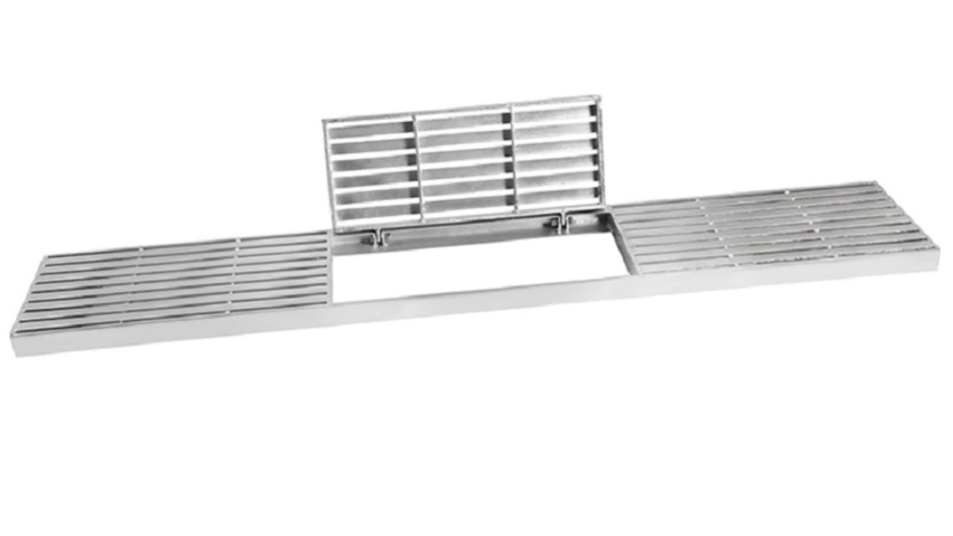 Singapore Hdb Apron Drain Steel Grating With Hinged Panel - Buy ...