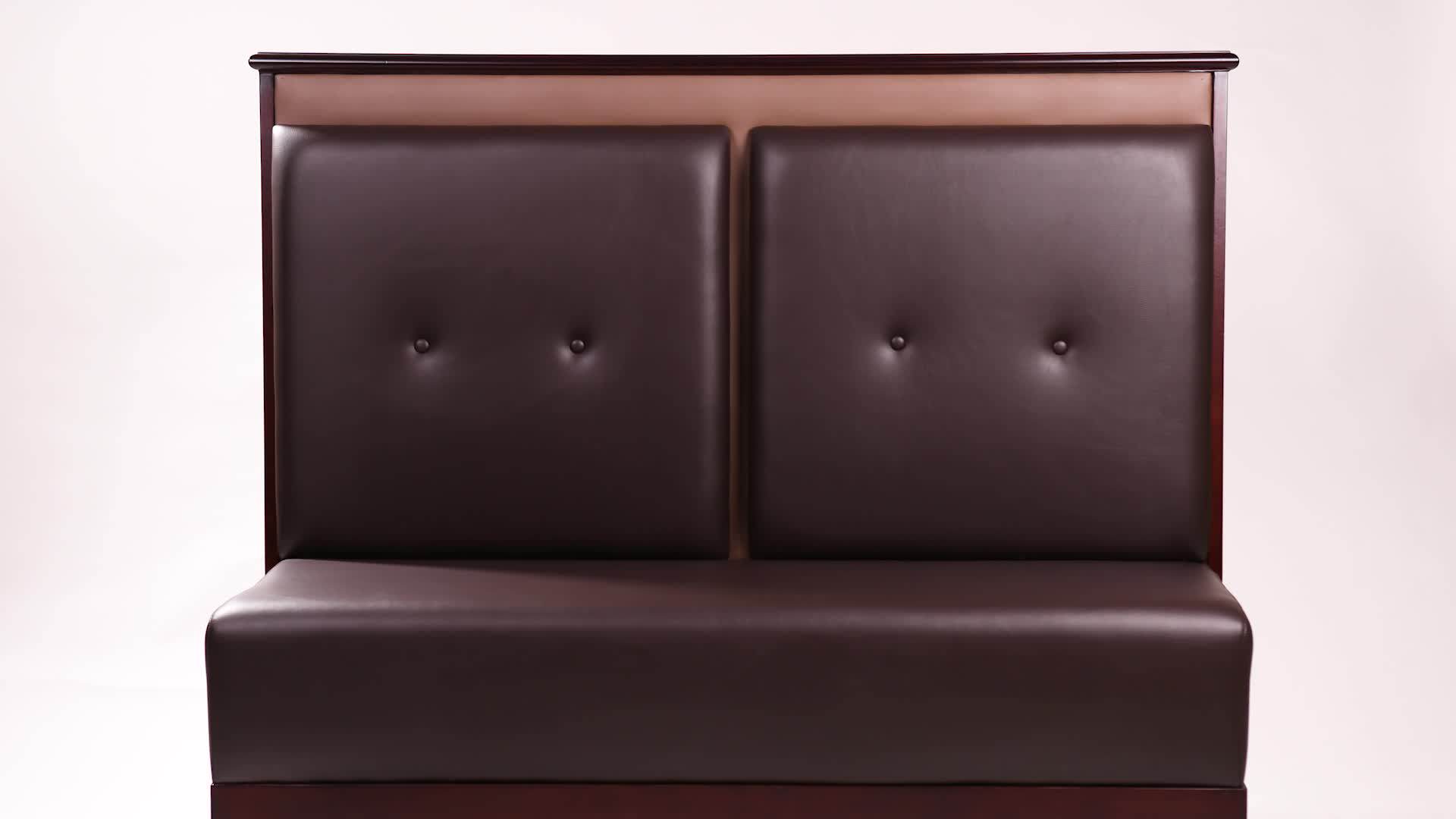 Commercial Modern Design Wood Restaurant Furniture Diner Booth Seating ...