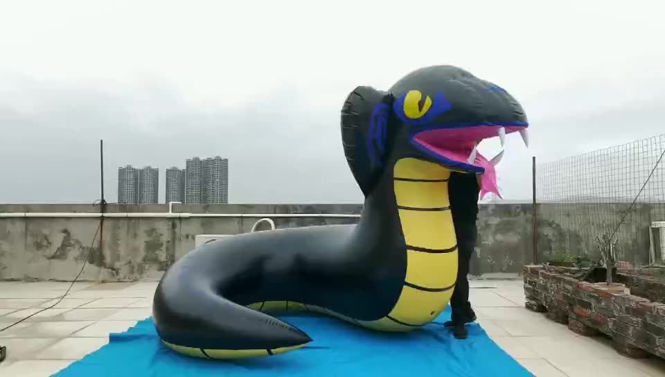 Hot Sale Large Inflatable Cobra Snake King Model For Decoration - Buy ...
