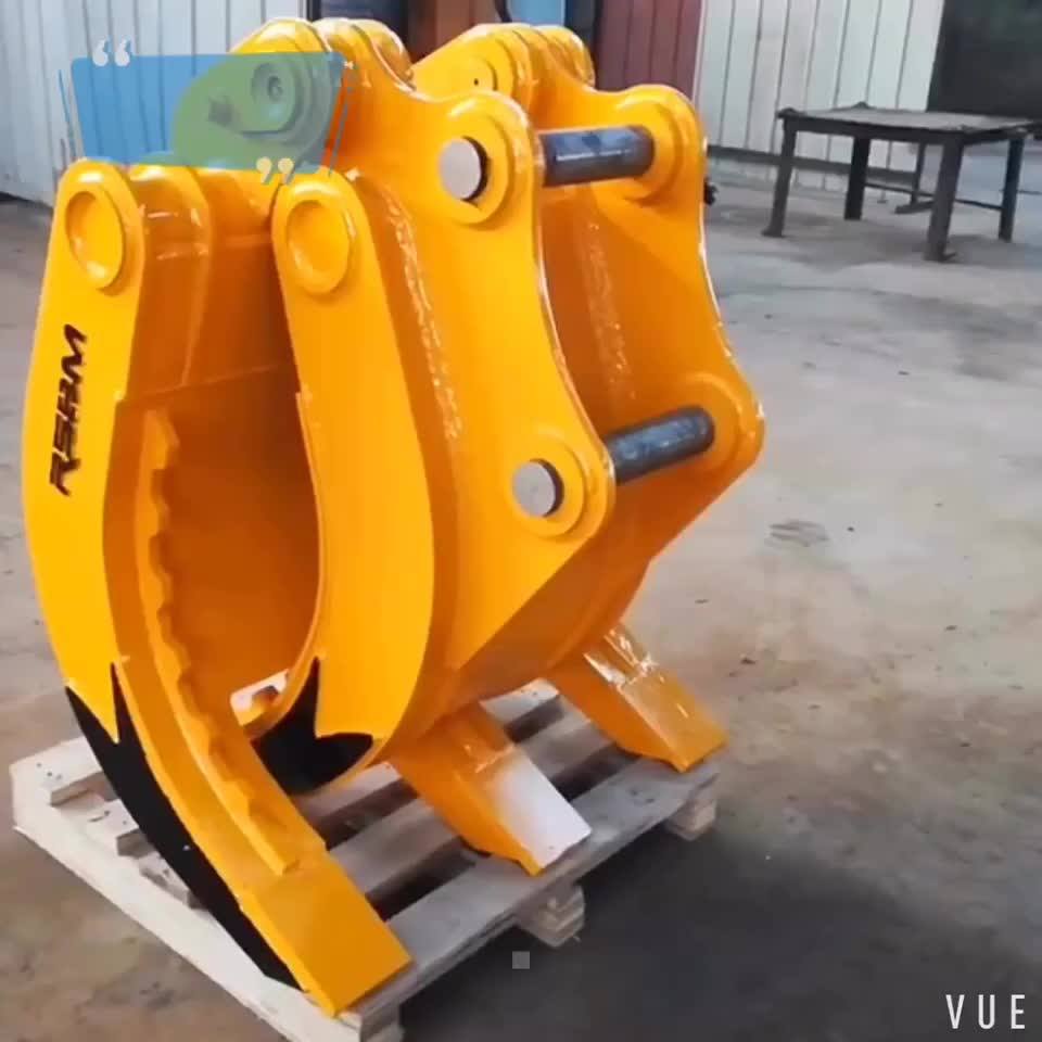 Rsbm Backhoe Excavator Grabber For Logging Rock - Buy Excavator Grabber ...
