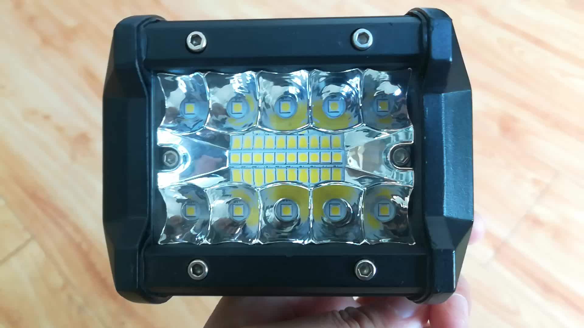 Motor Atv Utv 12v 24 Volt Sxs 18 Triple Row 8d Mini 4 Inch Car Led ...