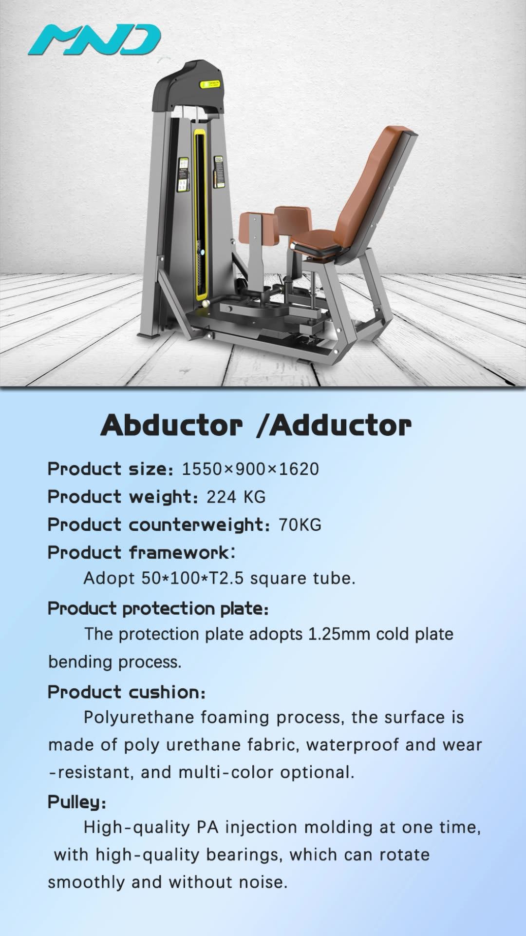 Wholesale Commercial Fitness Hip Adductor Machine Leg Exercise Gym Home ...