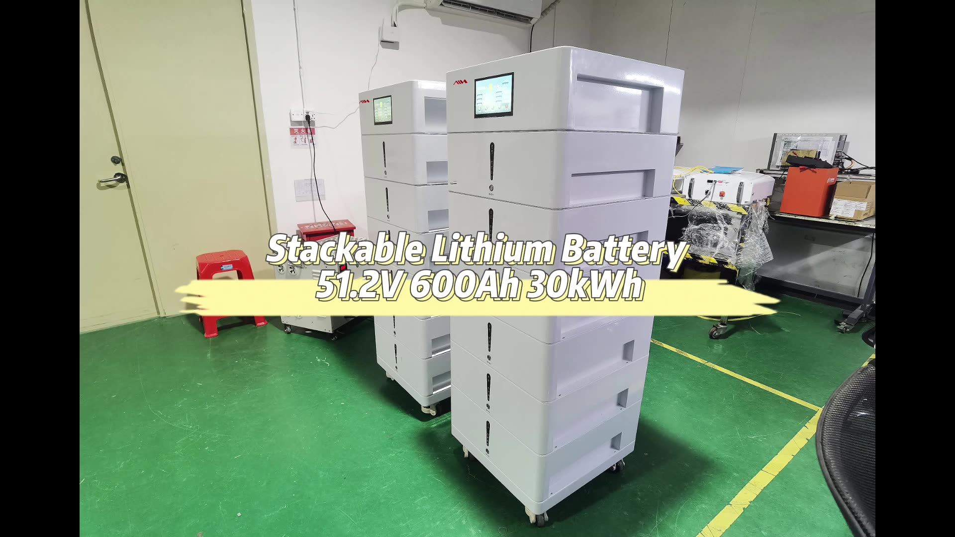 Low Voltage Stackable Solar Lithium Ion Battery 51.2v 10kwh 20kwh 30kwh ...