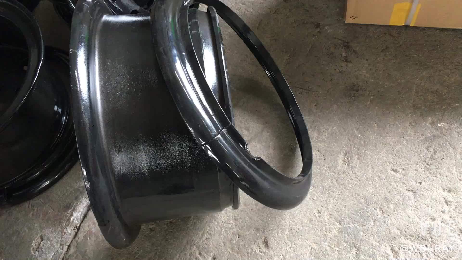 Steel Forklift Rim 4.33r-8 For Solid Tire 16x6-8,18x7-8 - Buy Forklift ...