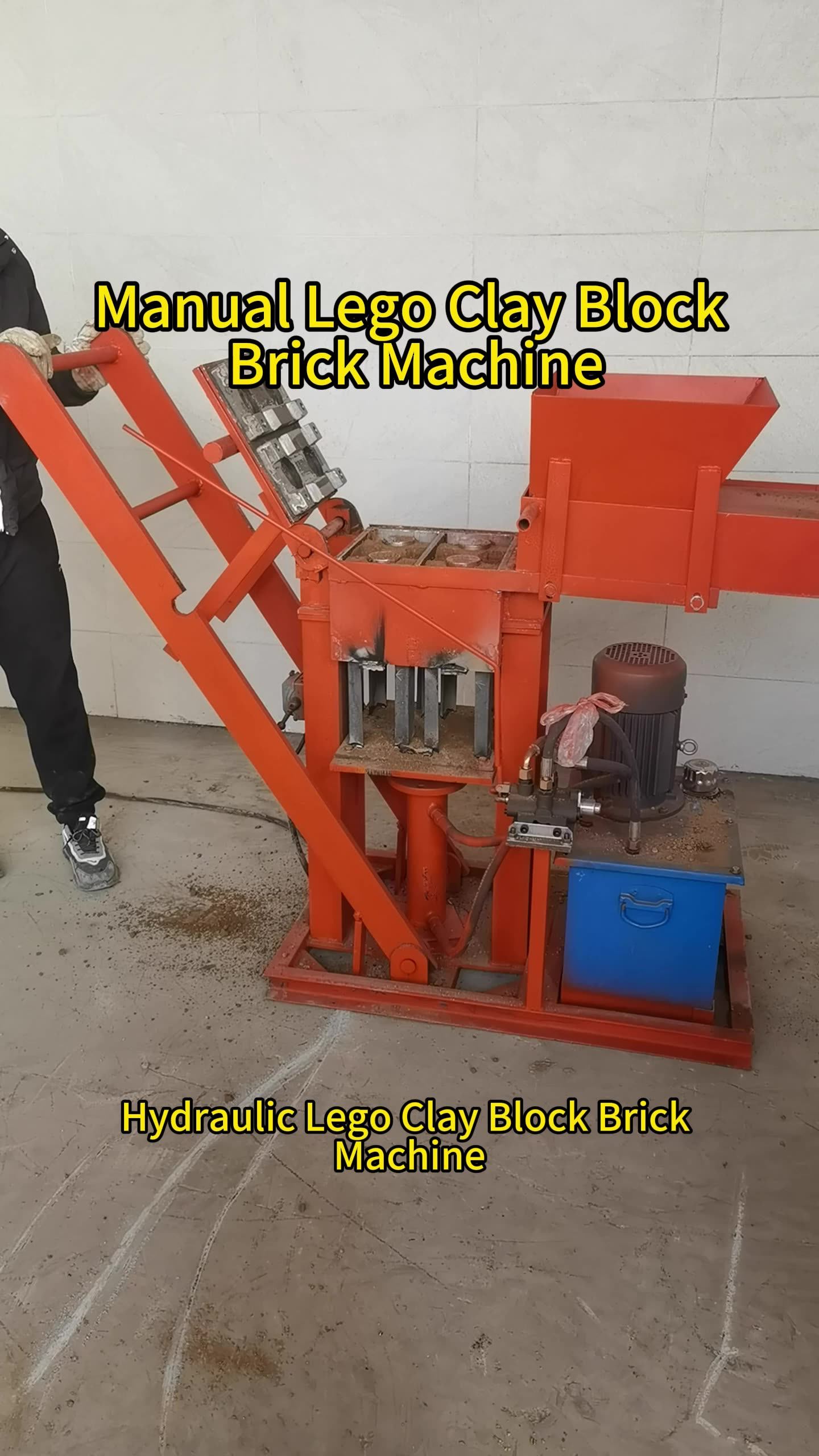 Hydraulic Press Makiga Eco Brava 2-25 Clay Stabilized Soil Earth ...