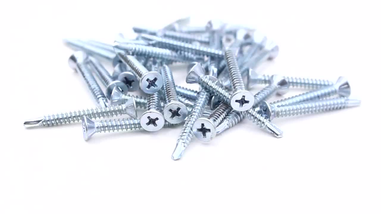Csk Head Flat Head Screws Phil Driving Self Drilling Screws - Buy Flat ...