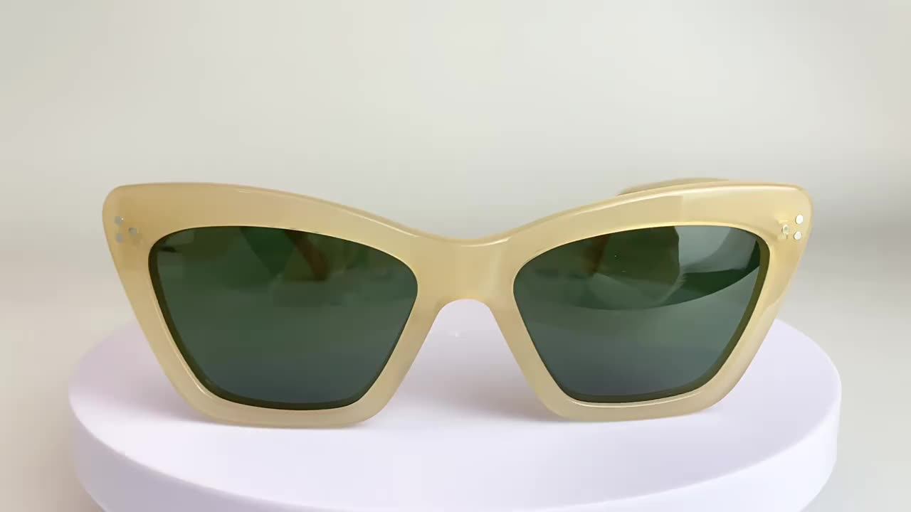 Dl Glasses 2024 Classic Triangle Cat Eye Eyewear Thick Acetate Lunettes ...