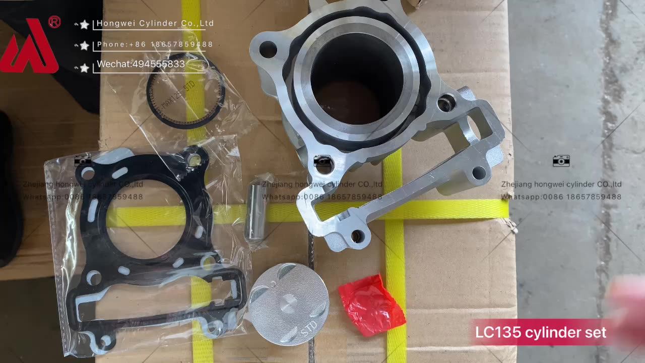 Lc135 57mm Motorcycle Engine Block Cylinder Set - Buy Lc135 Cylinder ...
