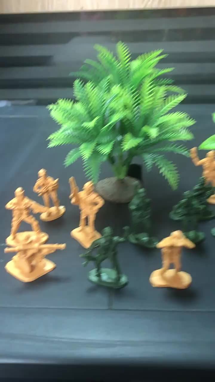 3cm Mini Army Soldiers Various Pose Toy Plastic Army Men Action Figures ...