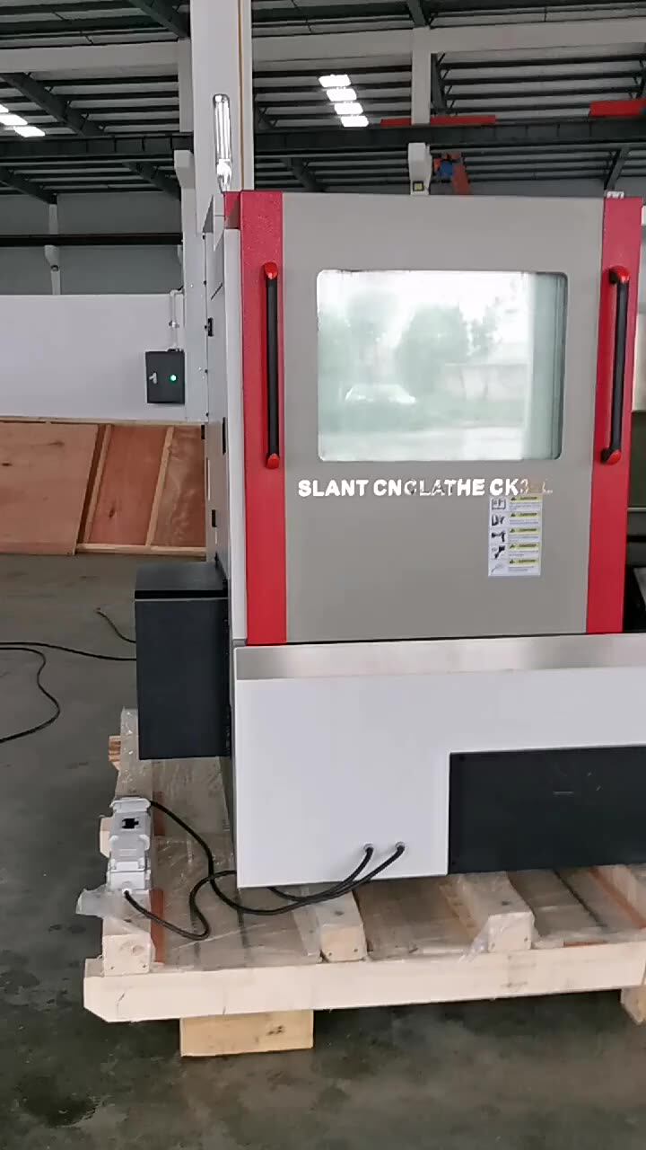 Torno Cnc Lathe Machine Stc36l Linear Guide Mini Slant Bed Cnc Lathe ...