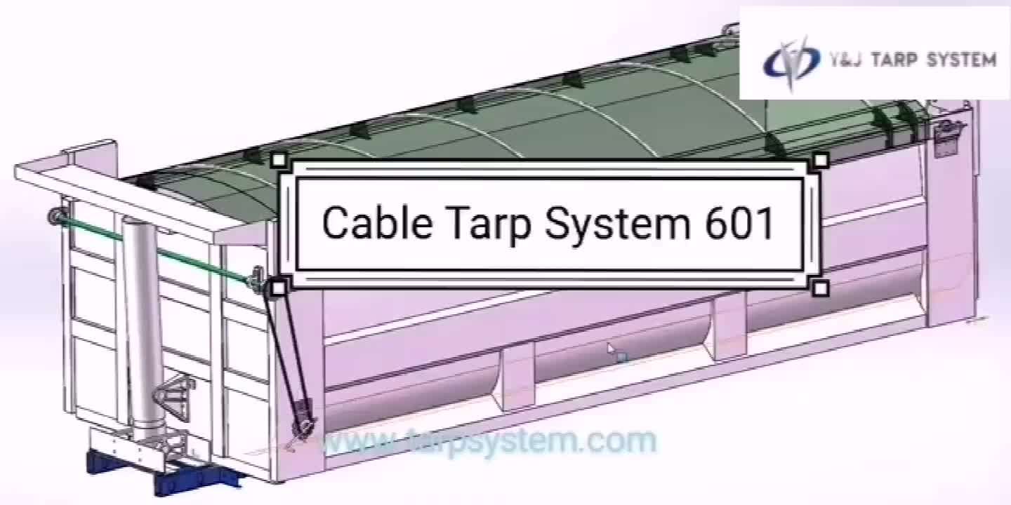 Manual Cable Tarping Systems For Dump Trailer - Buy Truck Tarp System ...