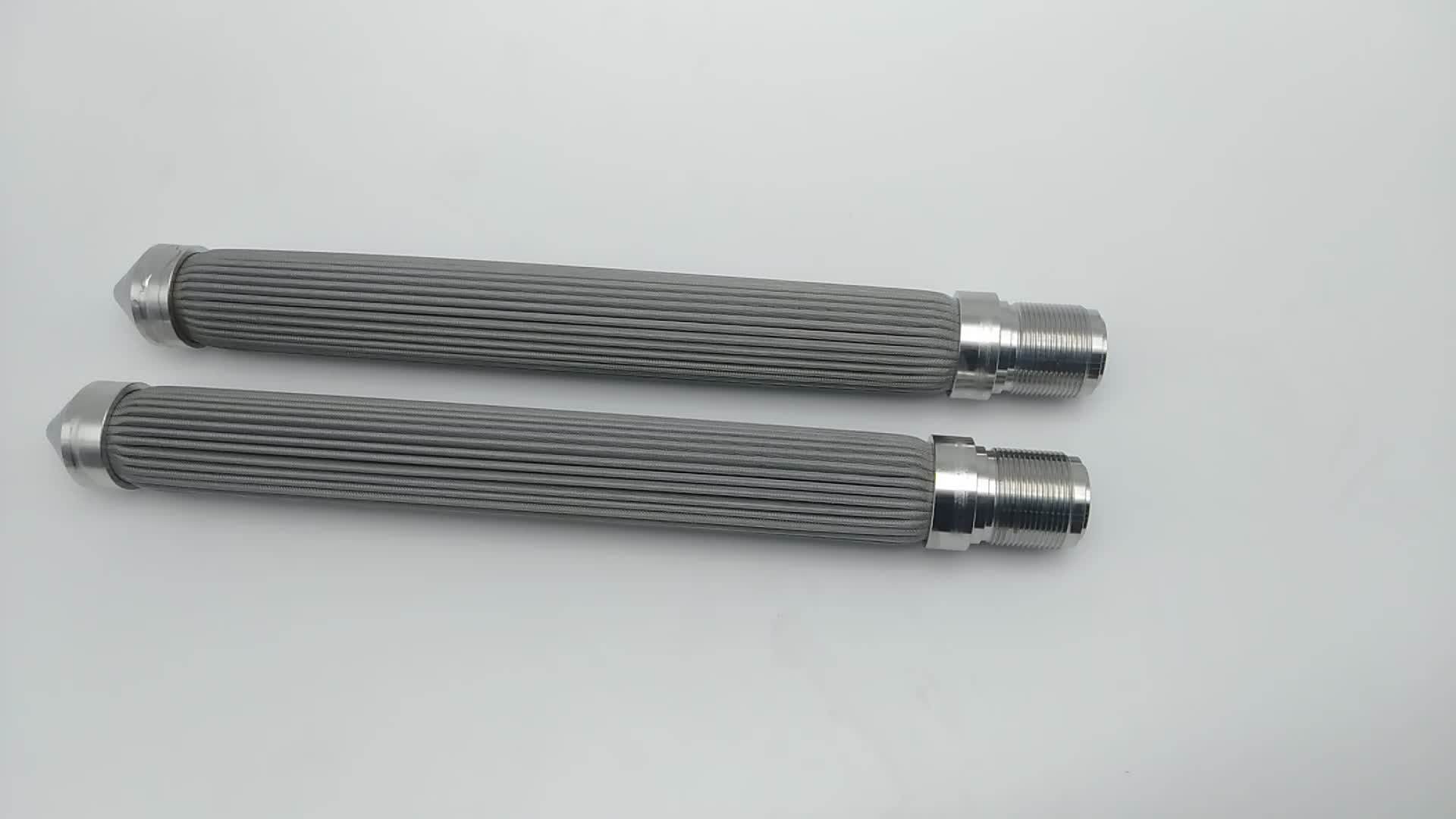 10 Micron Stainless Steel Mesh Pleated Filter Cartridge Ss Filter ...