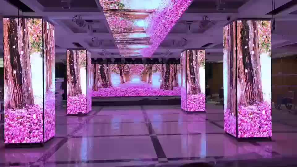 Indoor P4 Led Fixed Installation Display Screen With 960*960mm Simple ...