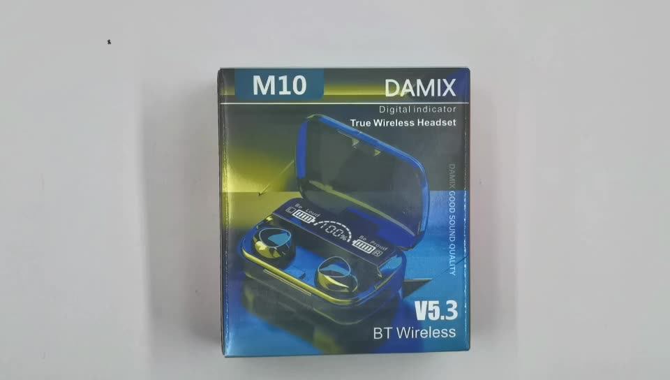 New M 10 Original Earphone Gaming In-ear Sport Headphone Wireless ...