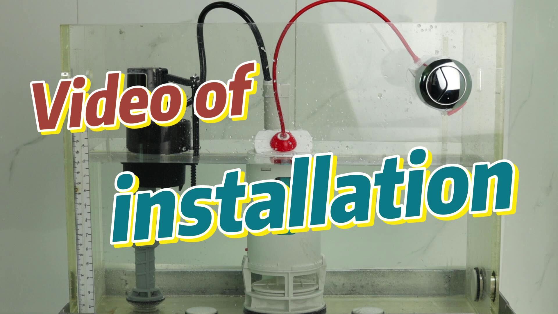 Toilet Flush Fill Valve Cistern Mechanism Dual Flush One Piece Two ...