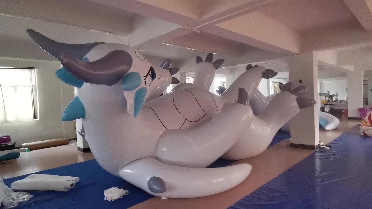 Customized Pvc Inflatable White Dragon For Indoor/outdoor Decoration - Buy Inflatable Sph ...
