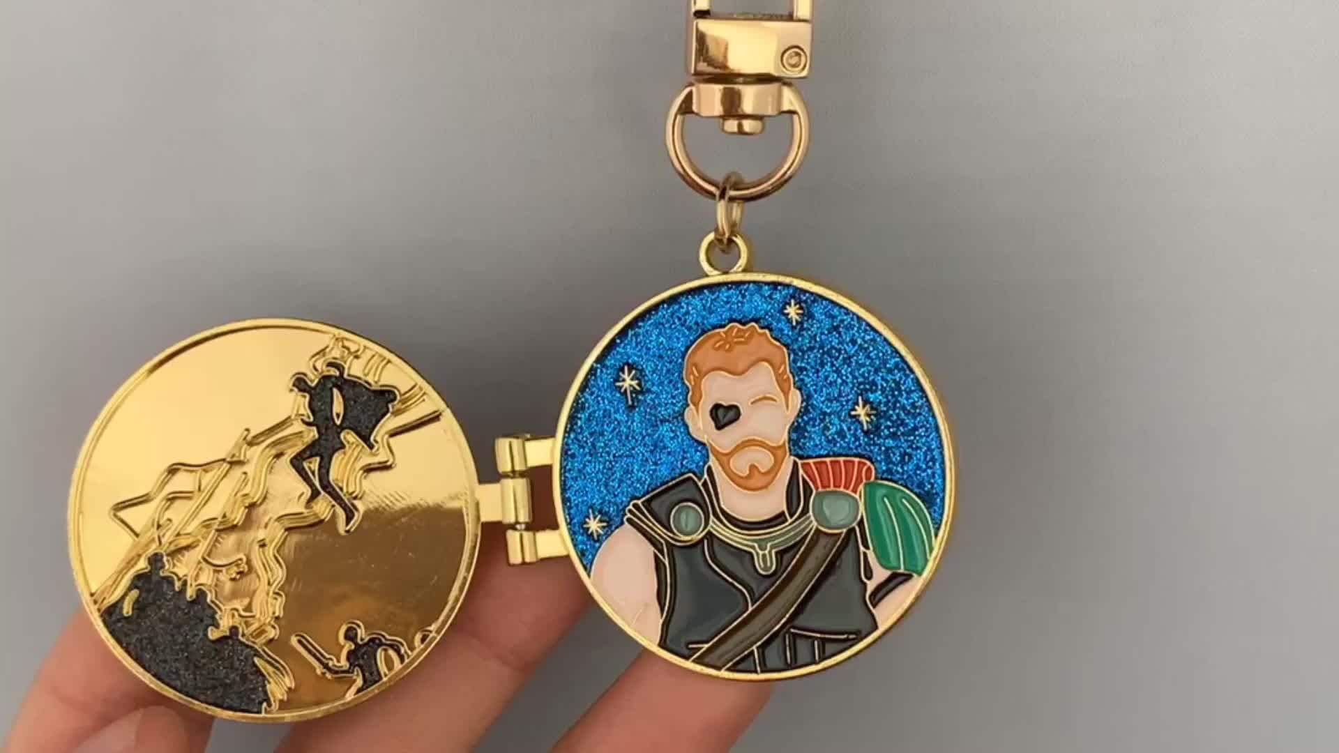 Customized Design Soft Enamel Key Chain Metal Keychain With Your Logo ...