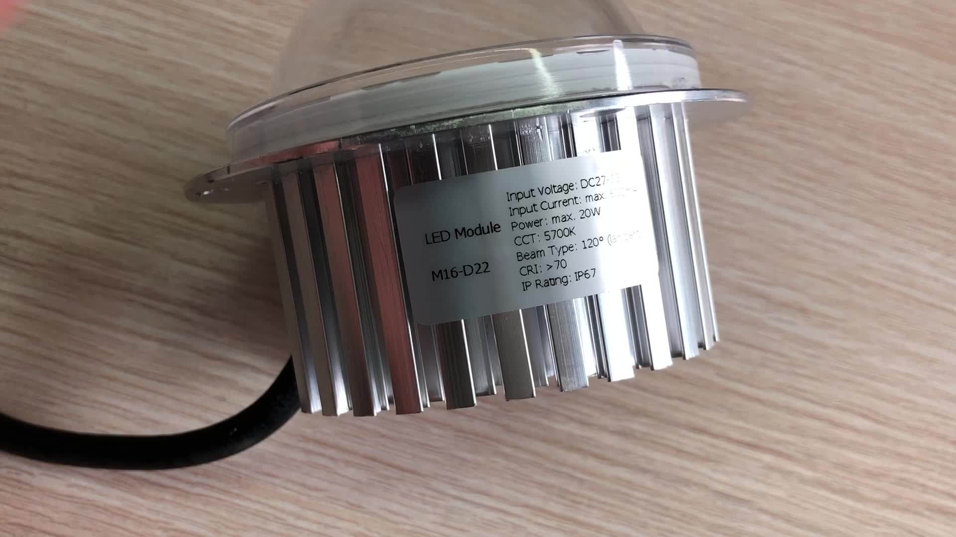 10w 10watt Retrofit Dc Smd 3030 220v Ip68 Round Led Module Garden Light ...