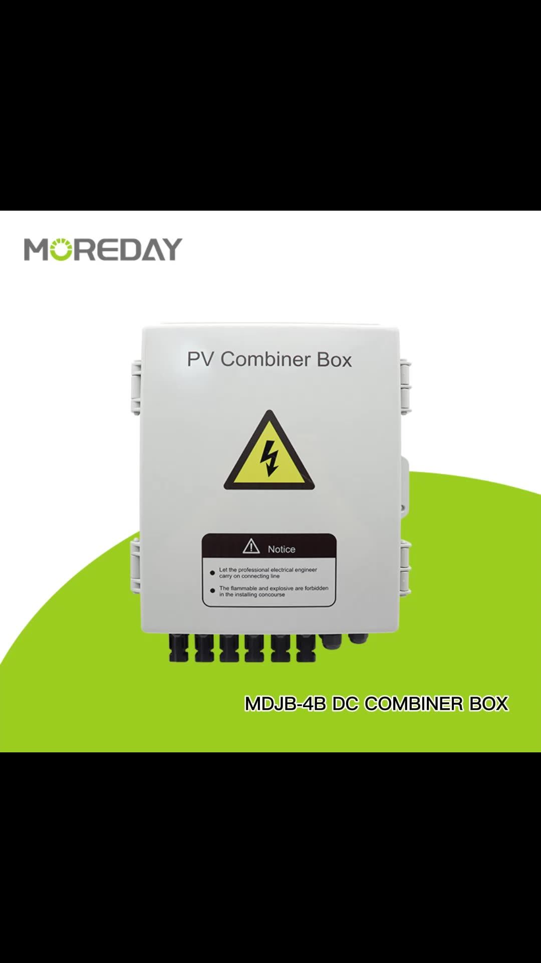 Dc Pv Combiner Box 6 In 1 Out 6 String 25a Solar Combiner Box 1000v ...