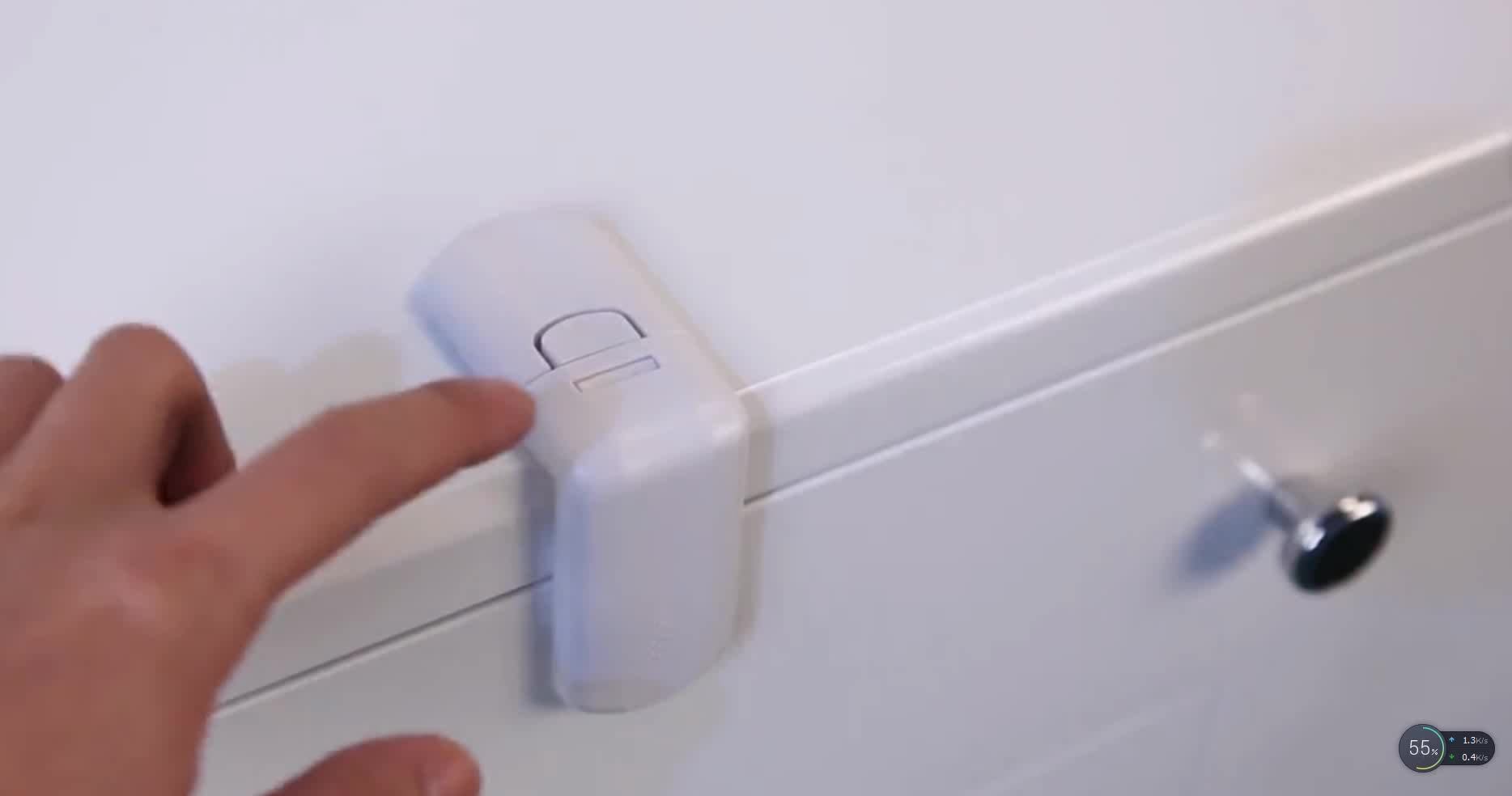 Amazon Hot Sale Angle Drawer Lock Child Safety Corner Cabinet Door Lock ...