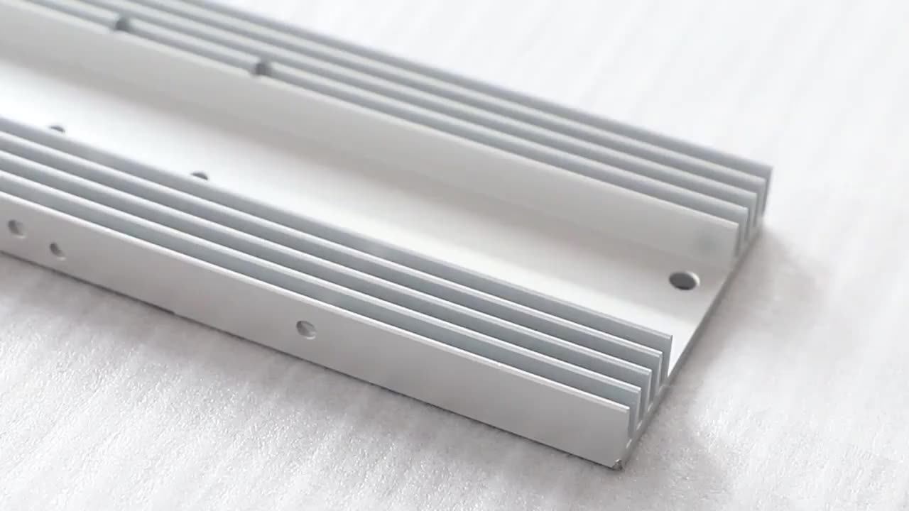 L Shape Long Strip Aluminium Extrusion Heatsink 1000mm Linear Aluminum ...