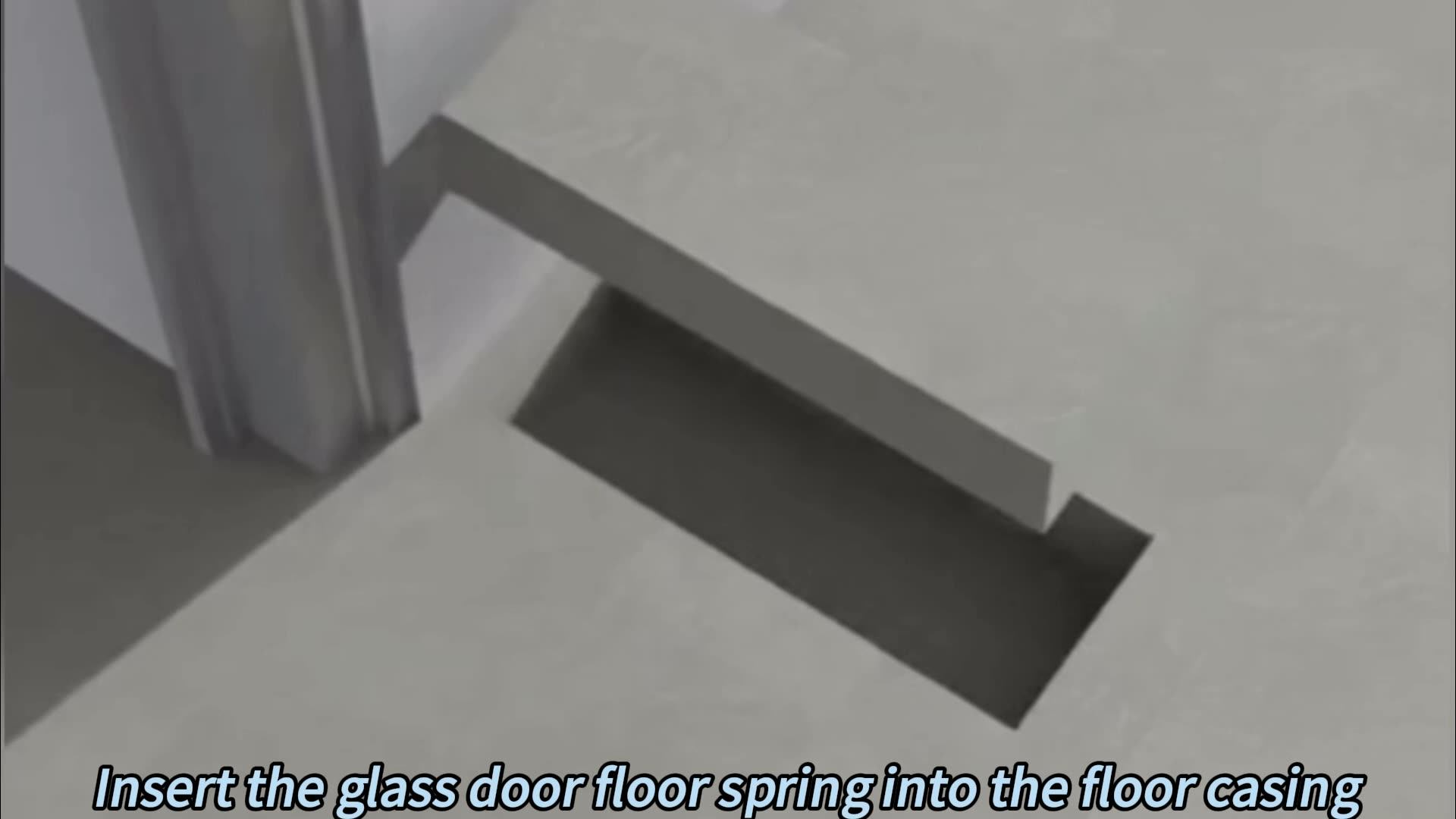 Factory Wholesale Elastic Glass Door Stainless Steel Panel Dorint Type ...