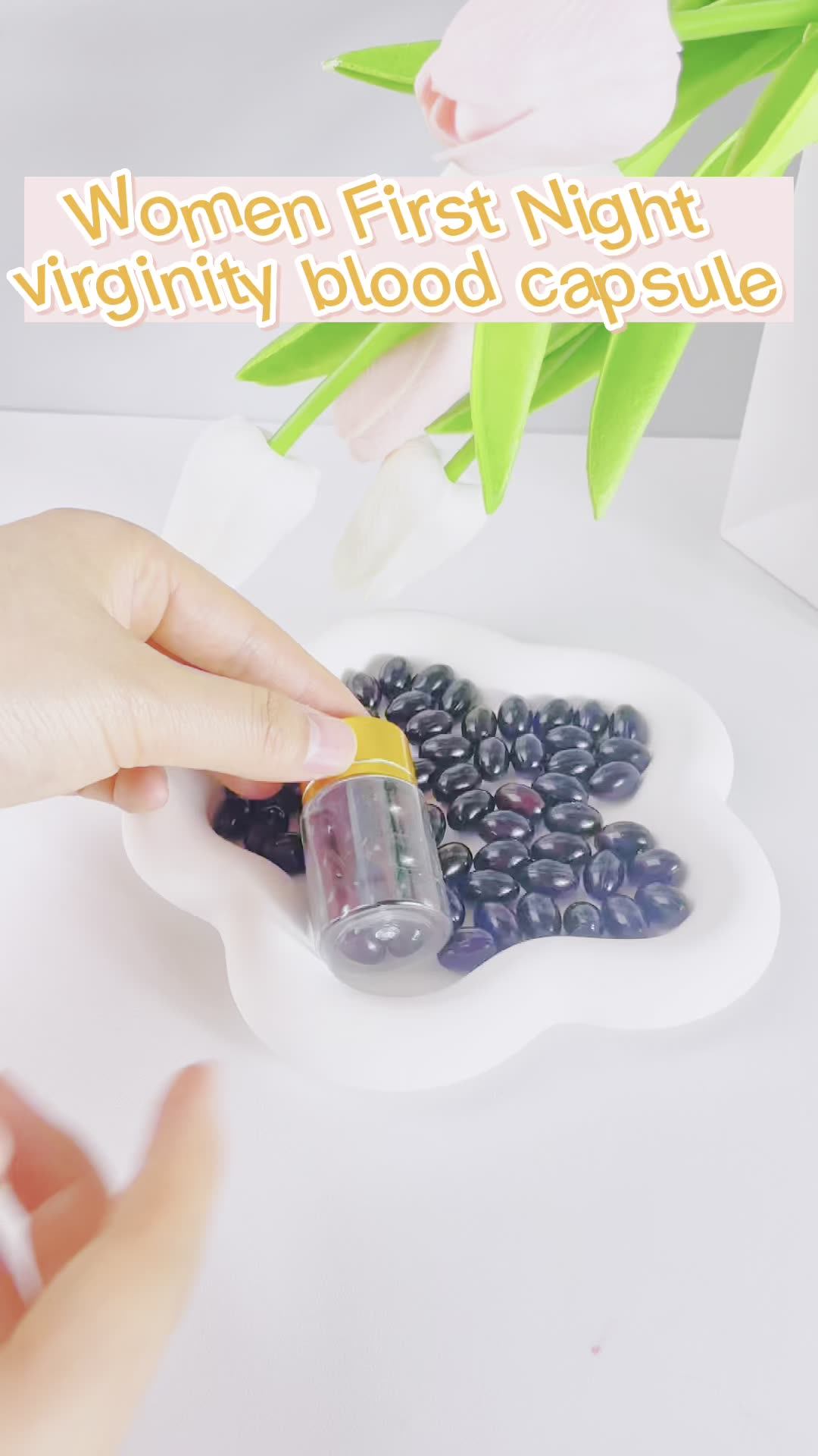 First Night Women Blood Capsule Yoni Pops Virgin Again Pills Artificial ...